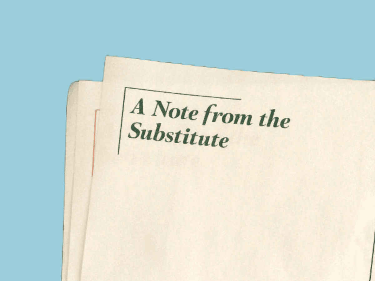 Leaving a Sub Note: Examples and a Free Template - Chocolate for the Teach